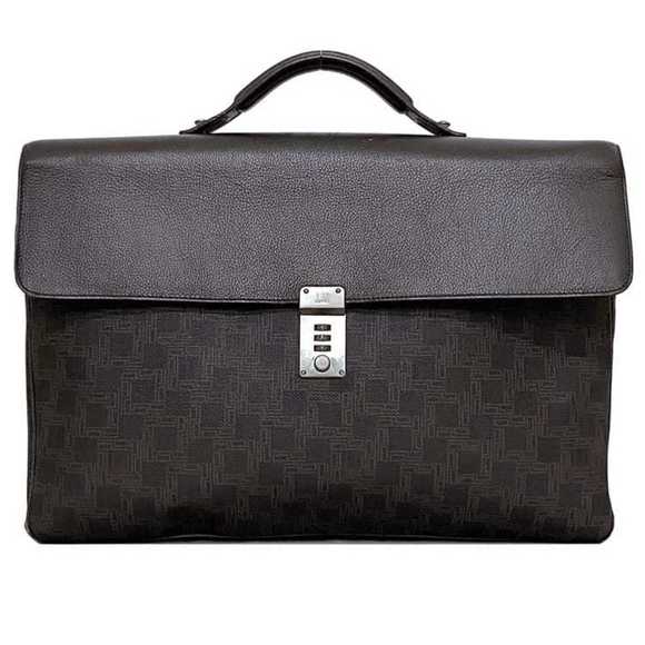 Dunhill | Accessories | Dunhill Bag Ec2445 Dark Brown D8 Leather ...
